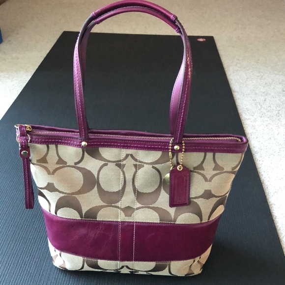 Coach | Bags | Coach Logo Tote Bag | Poshmark